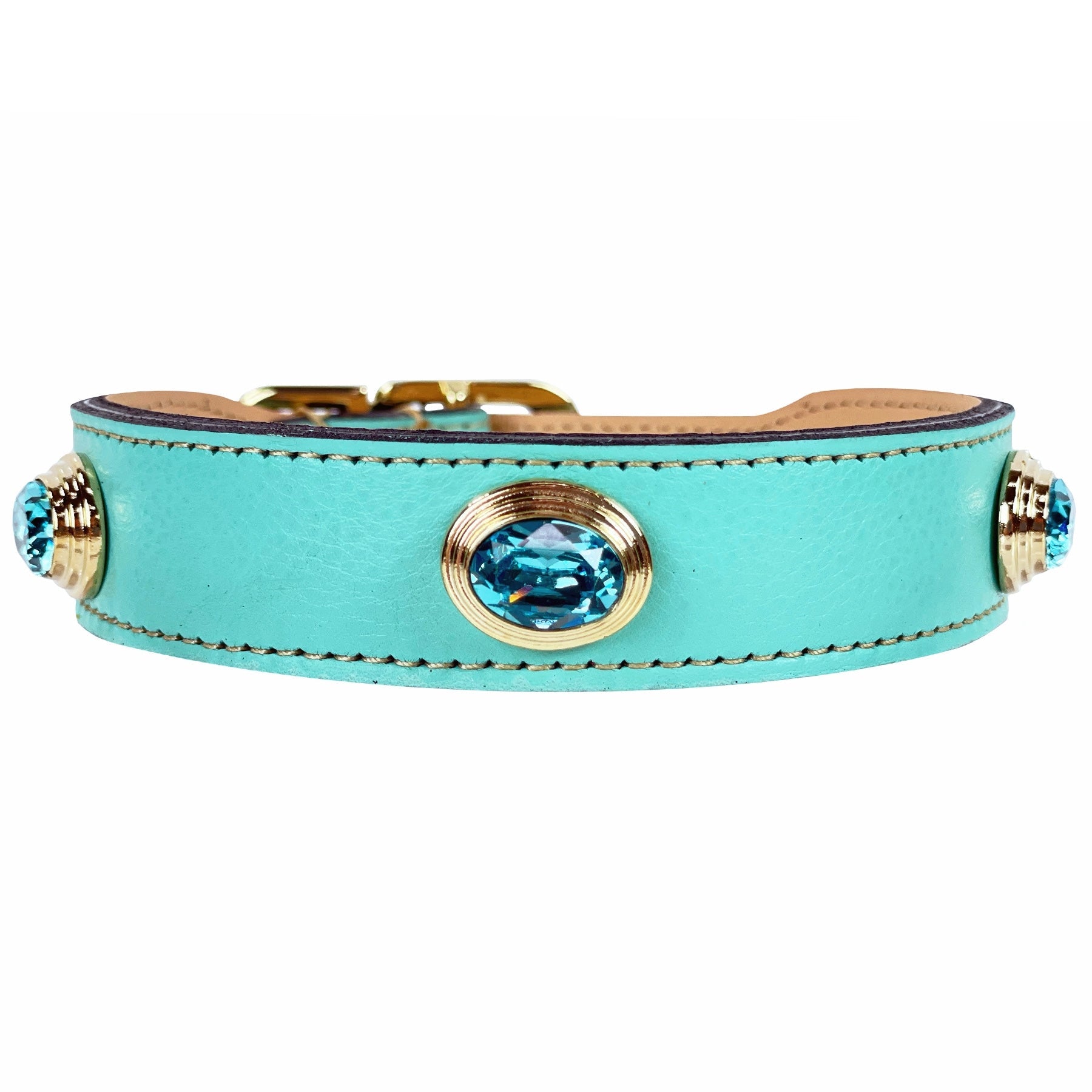 Royal Dog Collar in Turquoise & Gold – Hartman & Rose